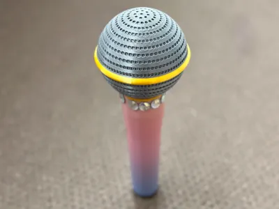 microphone 3d print model download - MakerWorld