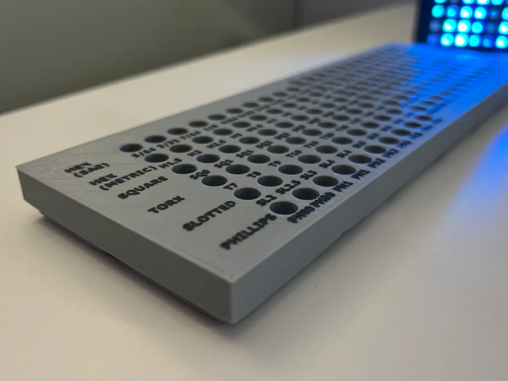 Gridfinity 120pc Toolbox Driver Bit Organizer - Free 3D Print Model ...