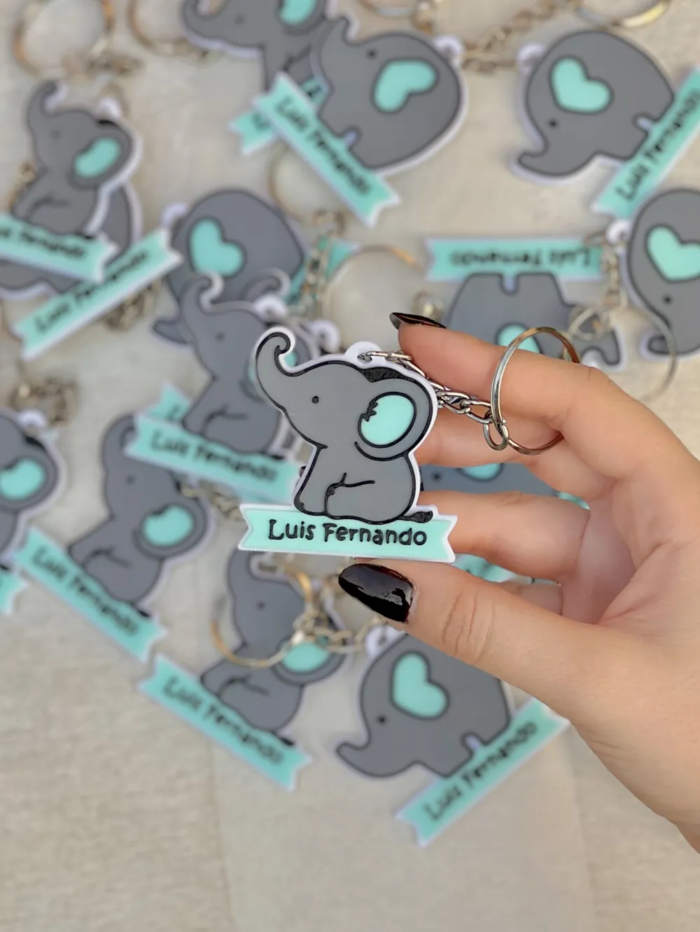 Elephant Keychains by Dago MakerWorld: Download Free 3D Models