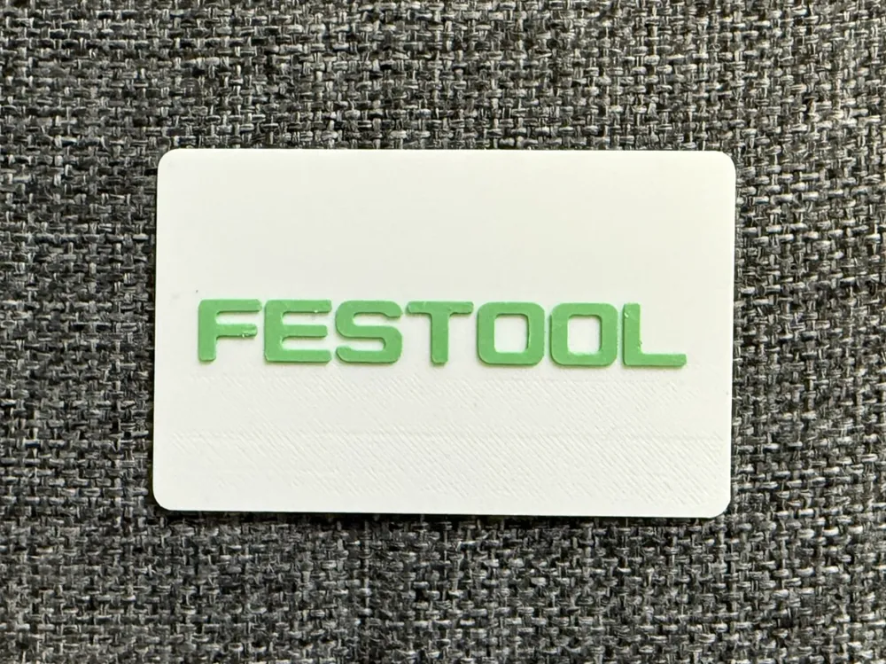 Systainer Label Card – Festool Logo - Free 3D Print Model - MakerWorld