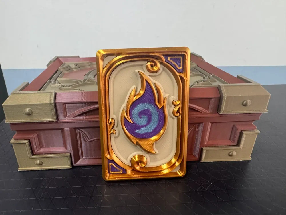 Hearthstone Dalaran Flame Golden Card Back Refrigerator Magnet (Best ...