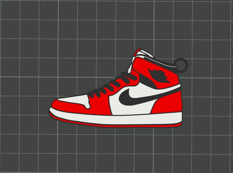 Nike Air Jordan 1 Keychain - Free 3D Print Model - MakerWorld