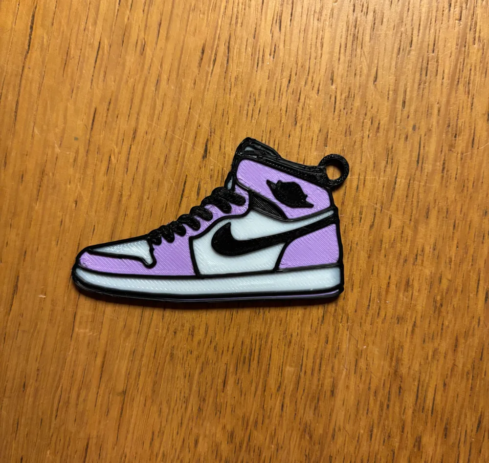 Nike Air Jordan 1 Keychain - Free 3D Print Model - MakerWorld