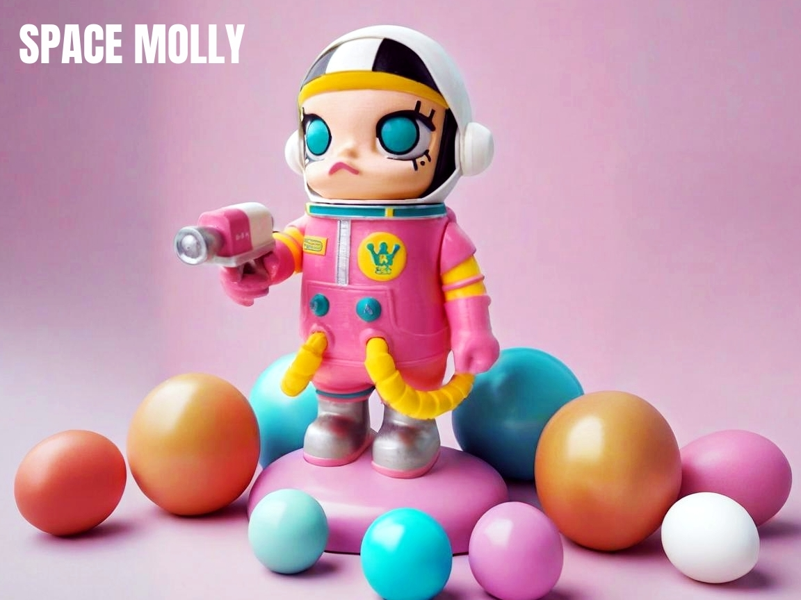 POPMART Astronaut Molly (Separated Parts) by Nut MakerWorld: Download ...