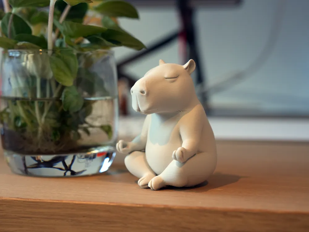 Zen Capybara by tompec MakerWorld: Download Free 3D Models