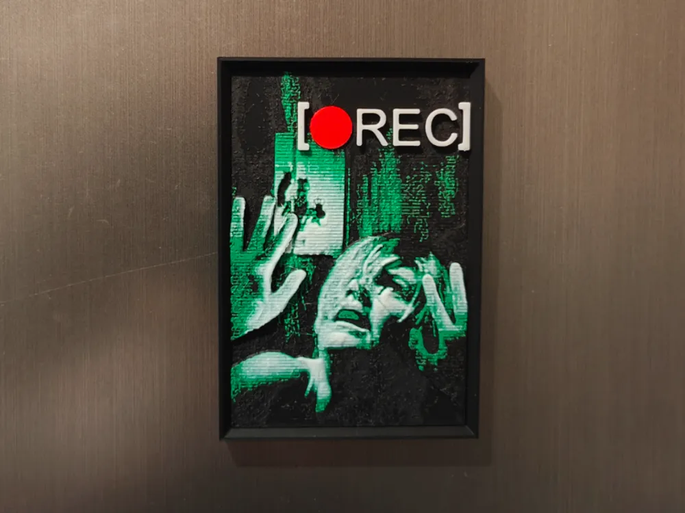 REC movie poster fridge magnet by crabstiks MakerWorld: Download Free ...