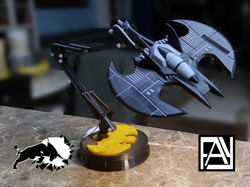 Batwing Desk lamp - Free 3D Print Model - MakerWorld