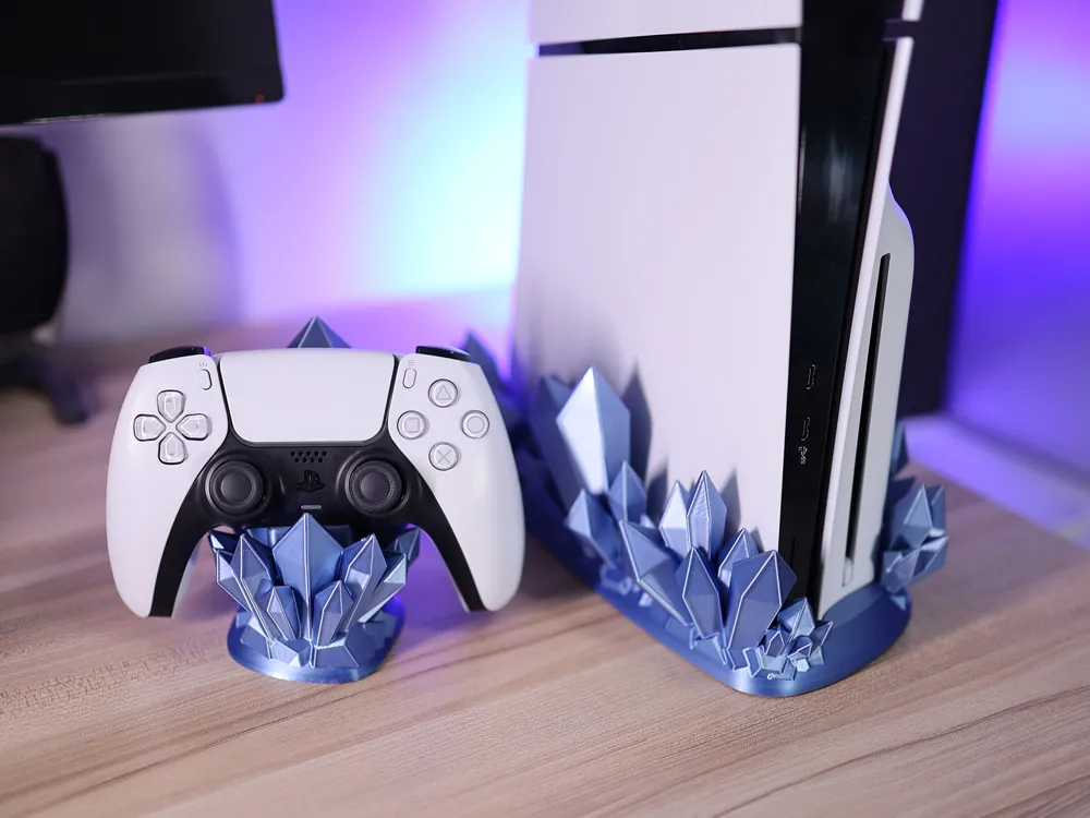 PS5 Slim Stand - Free 3D Print Model - MakerWorld