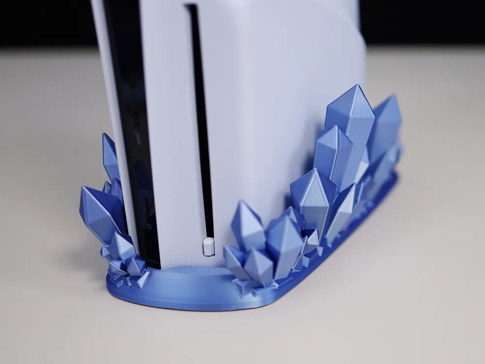 PS5 Slim Stand - Free 3D Print Model - MakerWorld