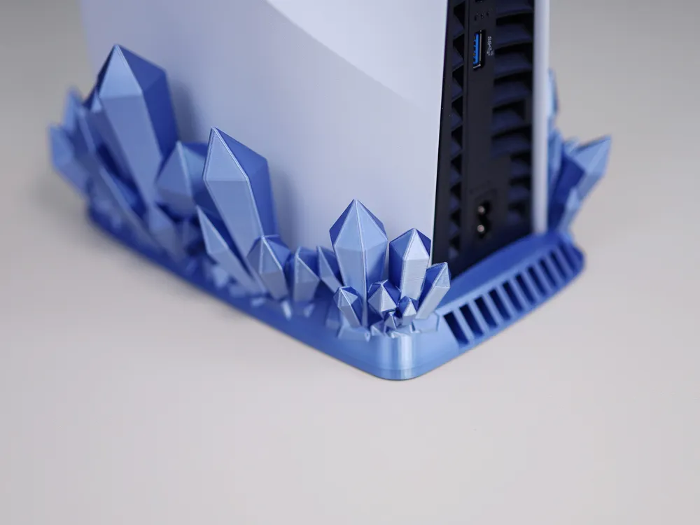 PS5 Slim Stand - Free 3D Print Model - MakerWorld
