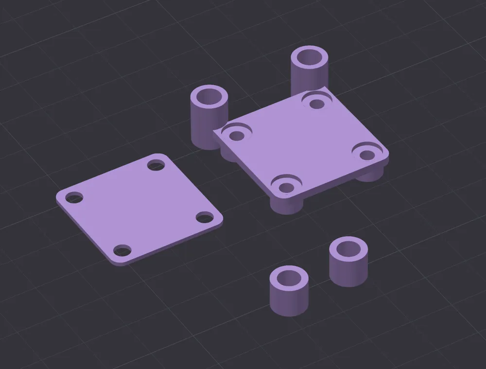 iFlight XL10 V6 - Radiomaster DBR4 mount - Free 3D Print Model - MakerWorld
