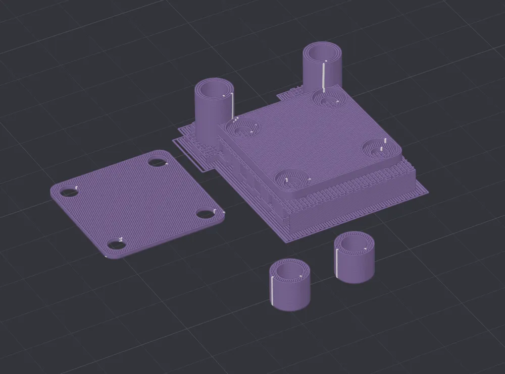 iFlight XL10 V6 - Radiomaster DBR4 mount - Free 3D Print Model - MakerWorld