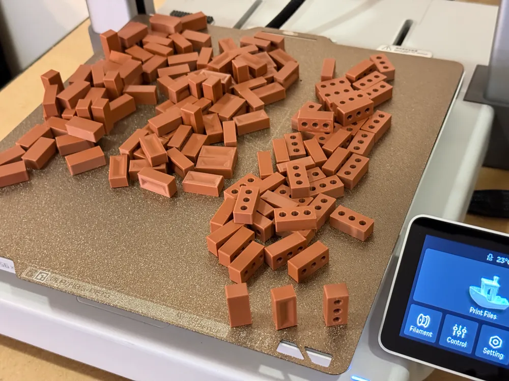 Bricks - Scale 1:10 - 3 Types by Eternity Labs MakerWorld: Download ...
