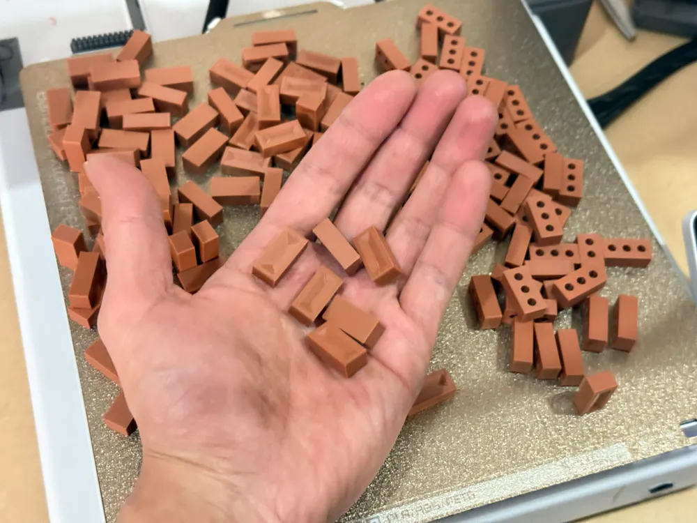 Bricks - Scale 1:10 - 3 Types by Eternity Labs MakerWorld: Download ...