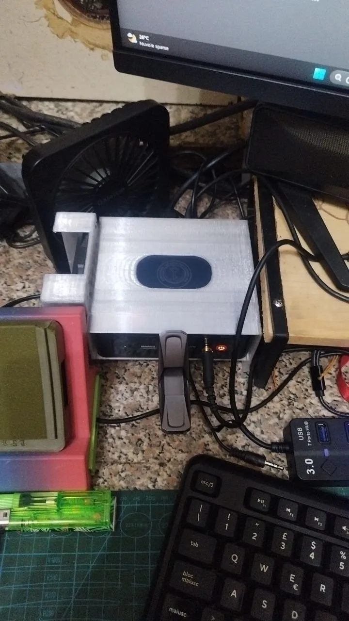 Trigkey Mini pc Fan Rack Mount - Free 3D Print Model - MakerWorld