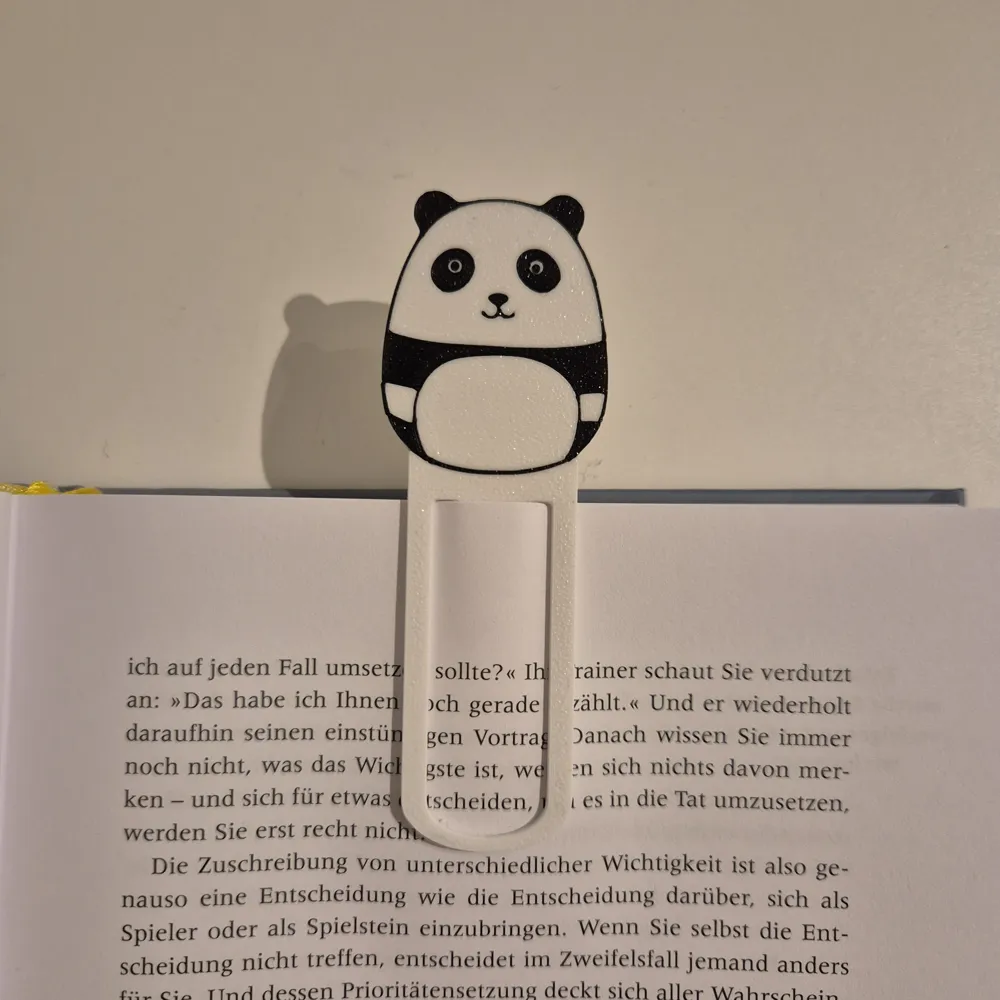 Squishmallow cute Panda bookmark by WeekendEngineer MakerWorld ...