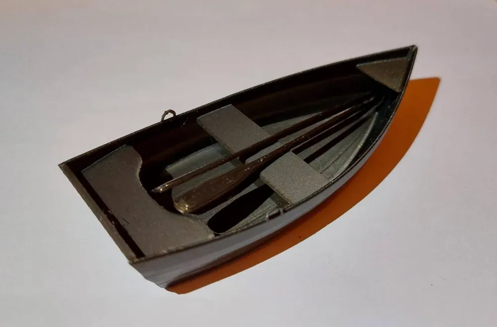 Miniature Boat with Oars by 3D Delight - MakerWorld