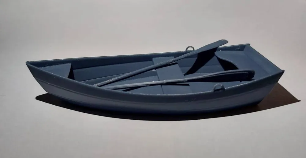 Miniature Boat with Oars by 3D Delight MakerWorld: Download Free 3D Models
