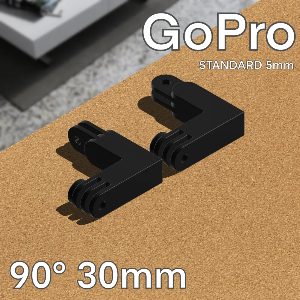 GoPro Mounts - 10mm to 100mm by 3D Poke MakerWorld: Download Free 3D Models