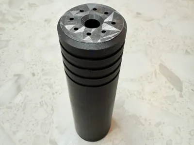 Airsoft suppressor 1/2" UNF The Diamond by GMD MakerWorld: Download ...