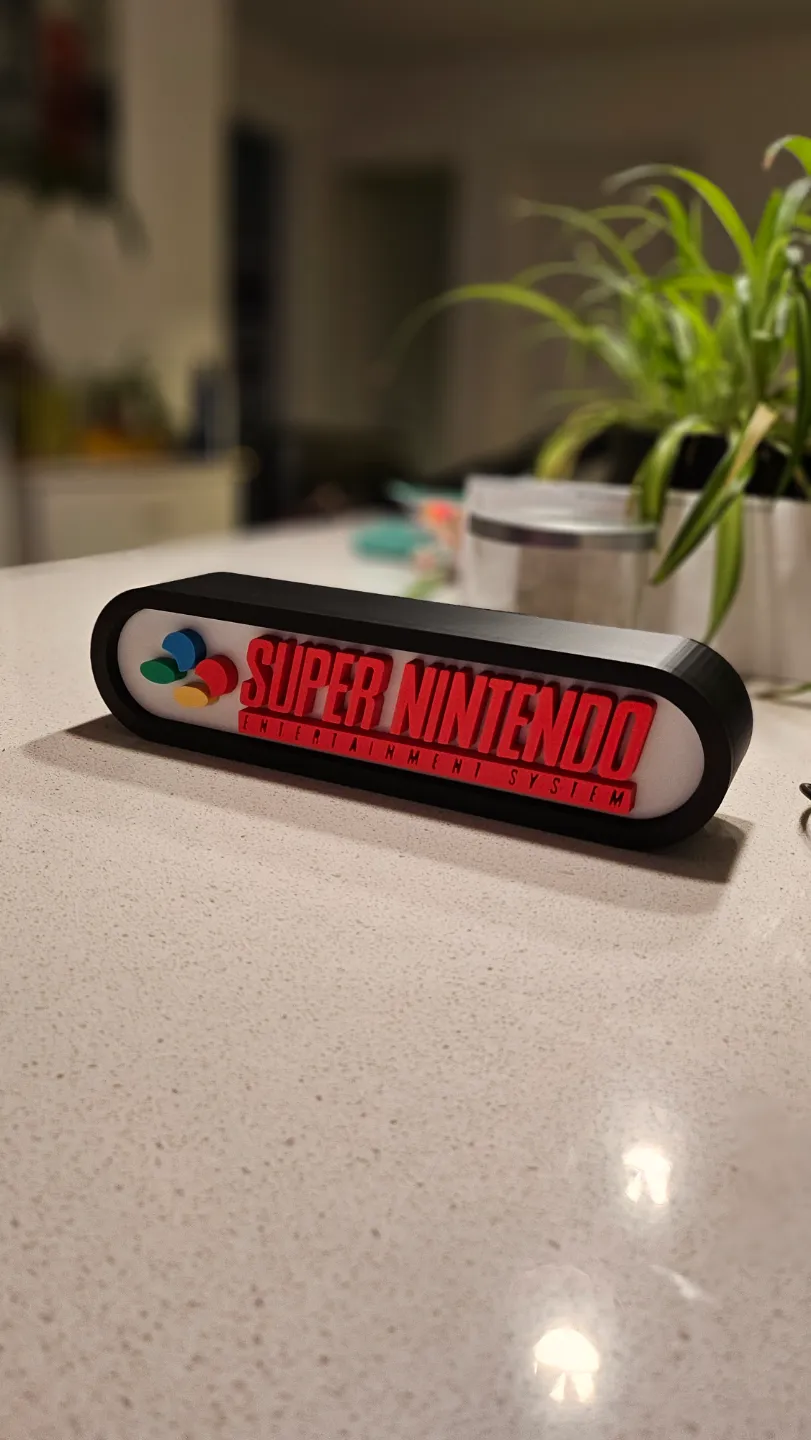 Super Nintendo Led Lightbox by Tommy Gun - MakerWorld
