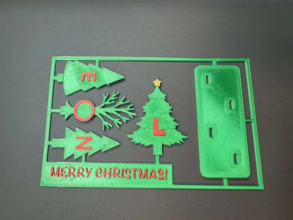 Festive Forest Christmas Kit Card - Free 3D Print Model - MakerWorld