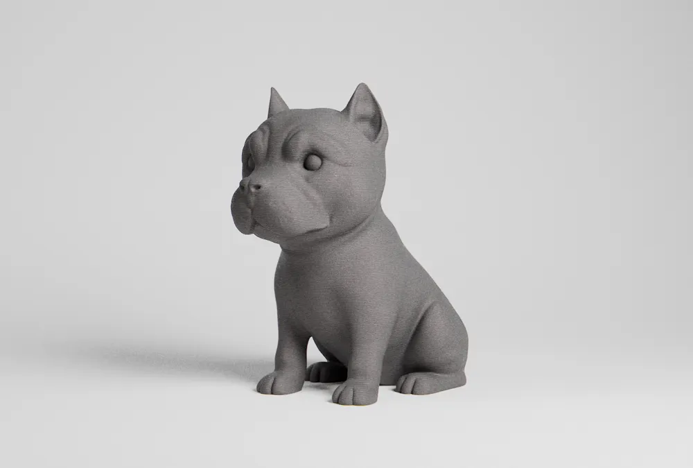 Mini Cute American Bully Figurine by Onur MakerWorld: Download Free 3D ...