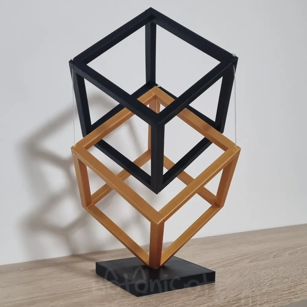 Tensegrity: The Levitating Cube by BotaniCat MakerWorld: Download Free ...