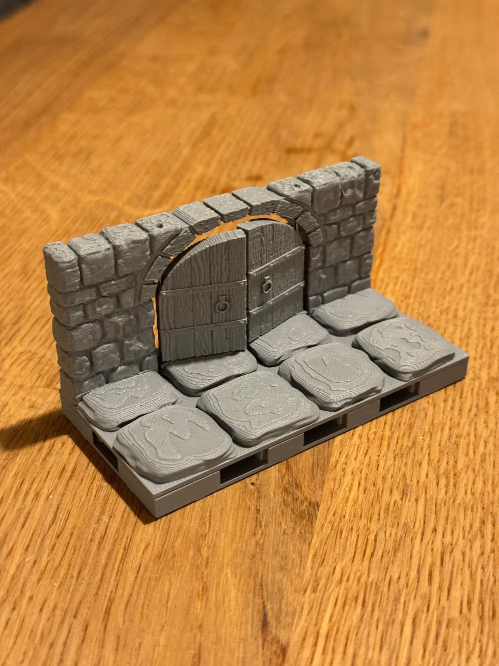 Openforge 2.0 Dungeon Stone Doors & Portcullis Remixed by infam0usCrow - MakerWorld