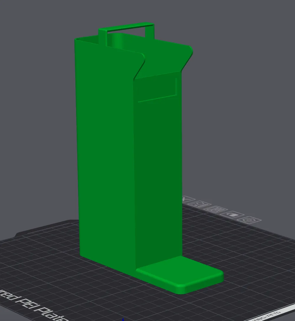 Hanging poop chute with foot Remixed by NicoM1989 - MakerWorld
