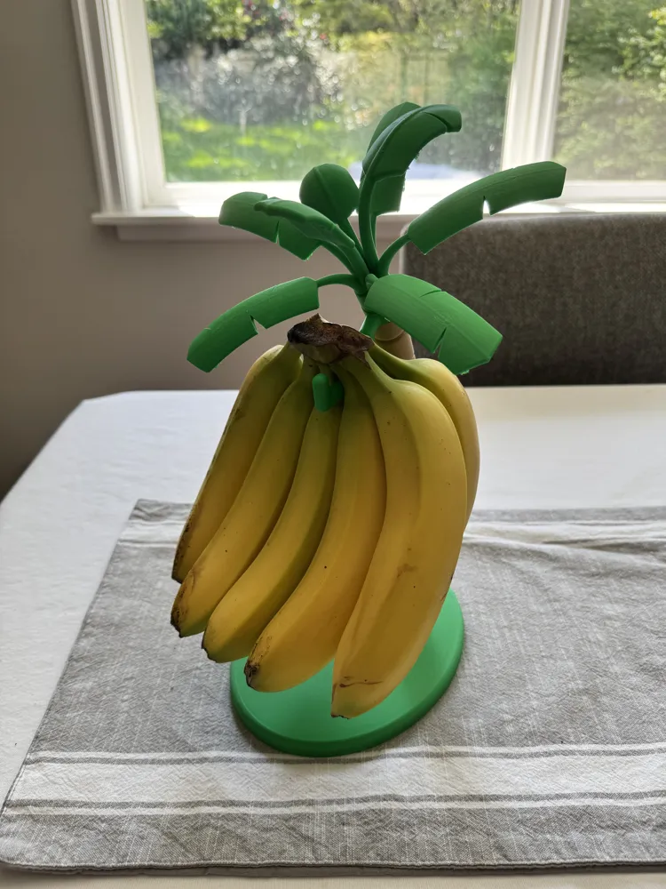 Banana Hanger - Tropical Tree - Free 3D Print Model - MakerWorld