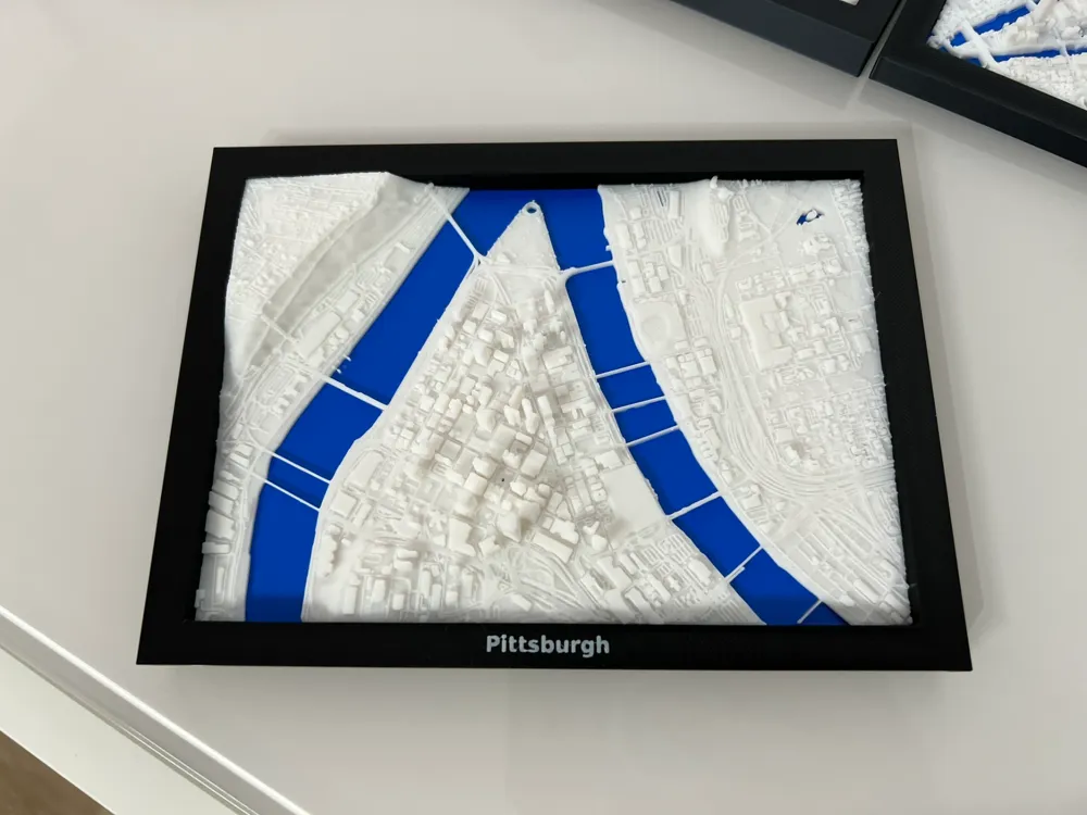 Pittsburgh - 3D Miniature by hgross MakerWorld: Download Free 3D Models