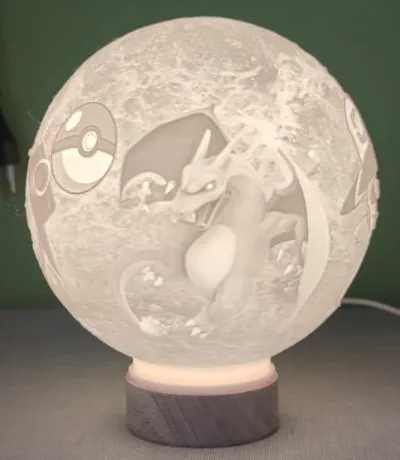 Lithophane Pokemon GO by Litolunar - MakerWorld