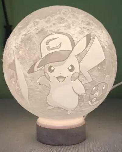 Lithophane Pokemon GO by Litolunar - MakerWorld
