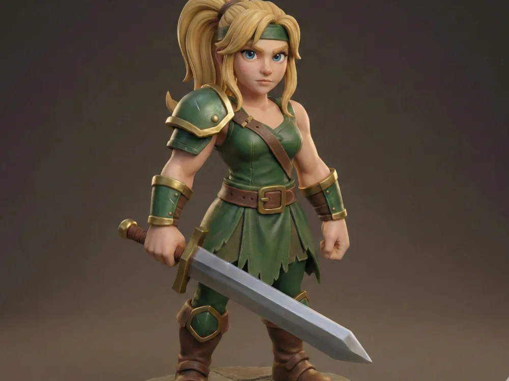 Zelda (my version) - Free 3D Print Model - MakerWorld