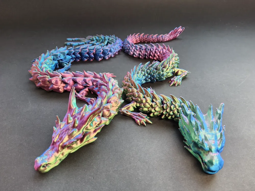 Ao Run Articulated Dragon - Free 3D Print Model - MakerWorld