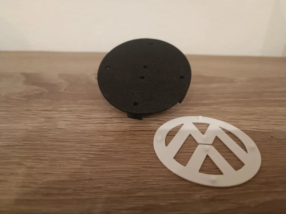 Wheel Center Cap for VW, No AMS, 68,2mm - Free 3D Print Model - MakerWorld