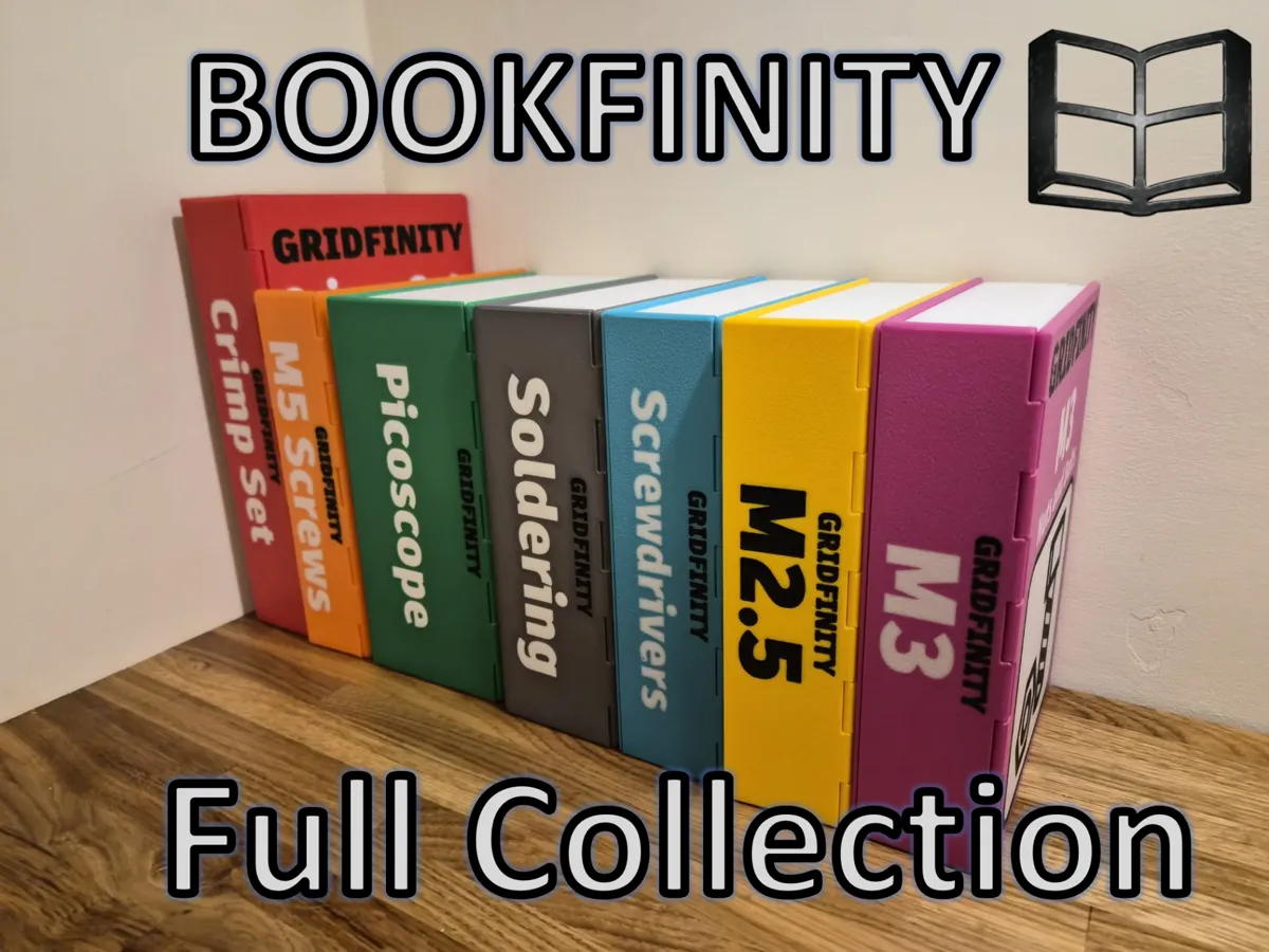 Bookfinity - Collezione completa da Martin MakerWorld: Scarica Modelli 3D Gratuiti