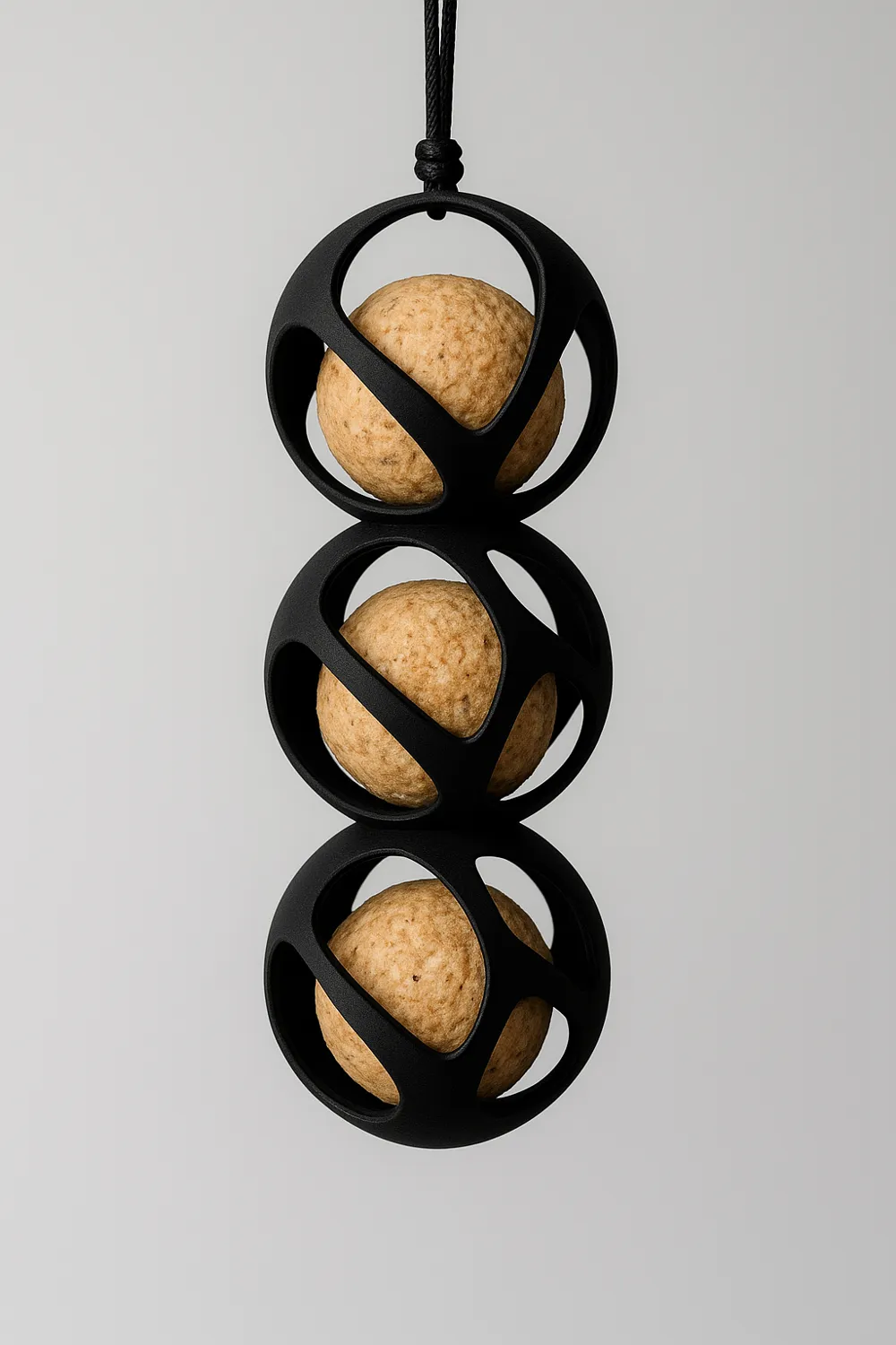 Dreifach-Fettball-Vogelfutterhaus – Hängendes Design – Kostenloses 3D ...