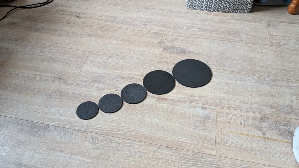 130mm Circular Base for Tabletop Miniatures by craftygeek - MakerWorld