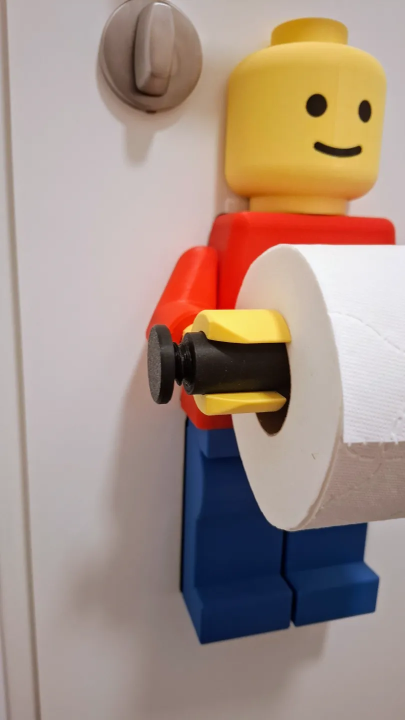 Remixed Roll Pole - Brick Man Toilet Paper Holder Remixed by Milosh ...