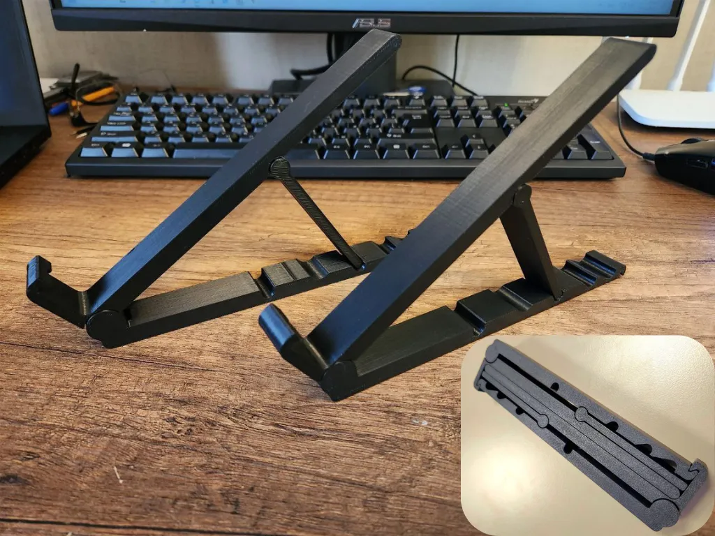 Compact laptop stand Remixed by K2 Tech Designs MakerWorld: Download Free 3D Models