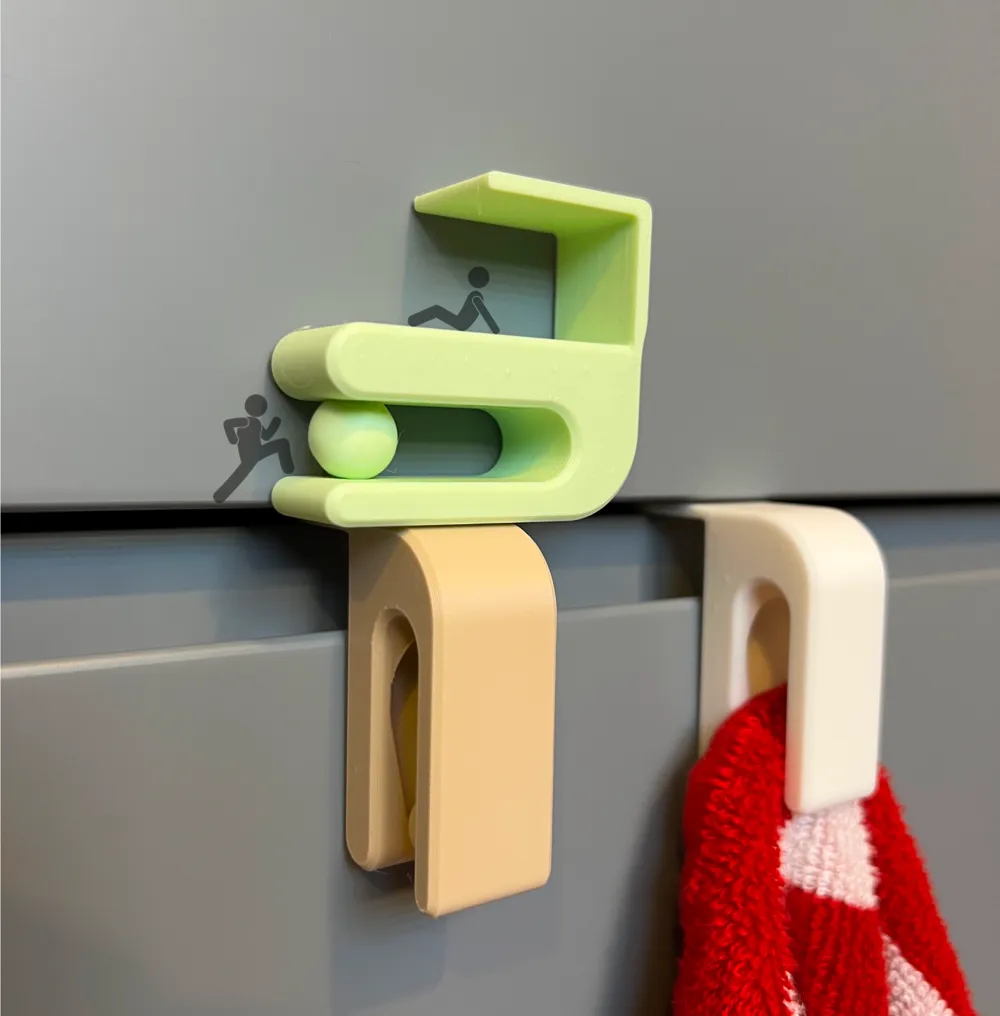 Gravity Grip Cabinet Hanger by BogdanS - MakerWorld