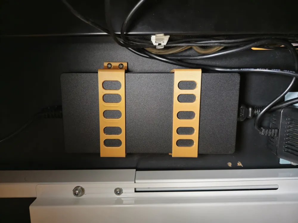 LG Monitor Power Brick Under Desk Mount Brackets by Ryxxi_makes ...