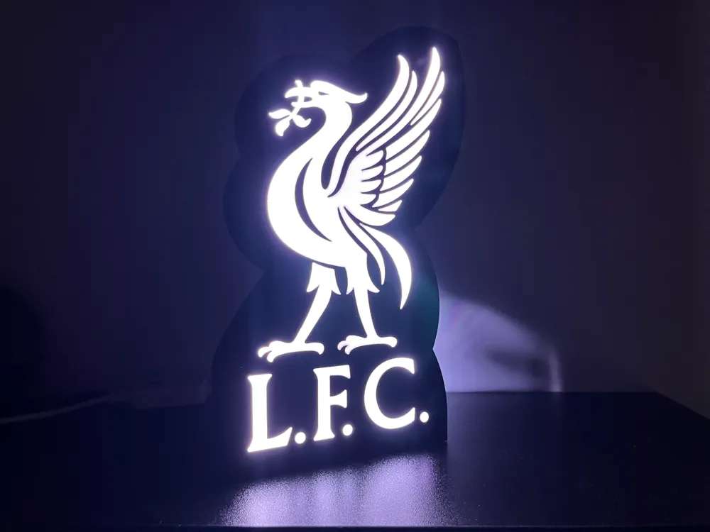 Liverpool FC Lightbox by Philumexon MakerWorld: Download Free 3D Models