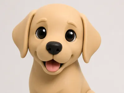 cute puppy - Free 3D Print Model - MakerWorld