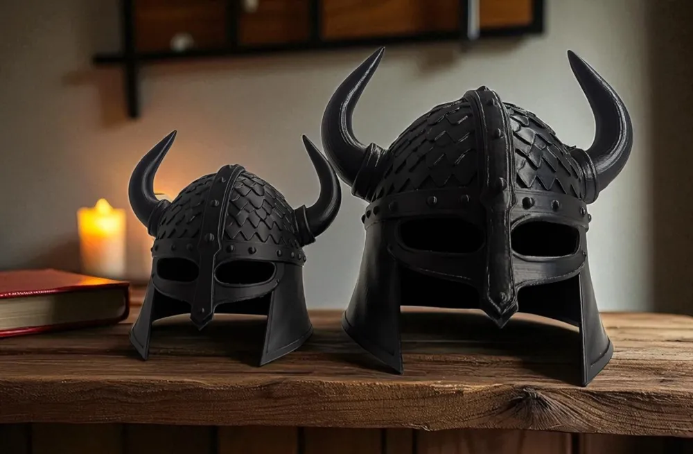 Scaled Viking Helmet – for true Northland fans - Free 3D Print Model ...