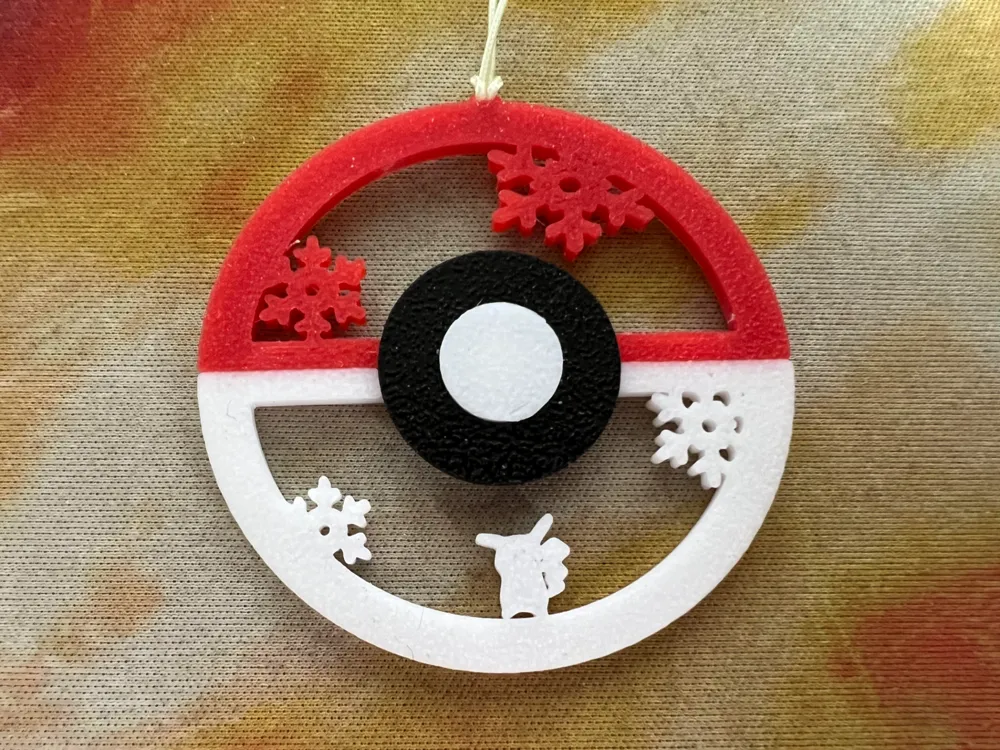 Pokemon Pokeball Christmas Ornaments by 3D-Print-World - MakerWorld