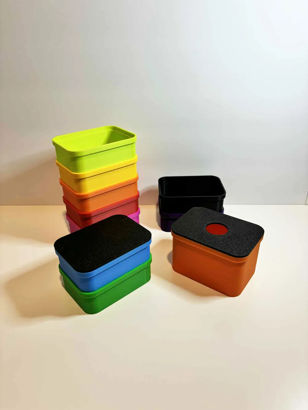 Small parts stacking boxes (No Supports) Version 2 - Free 3D Print ...