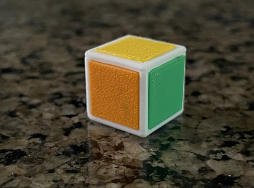 The 1 By 1 By 1 Rubix Cube (No AMS Needed) by Bardownskiiz MakerWorld ...